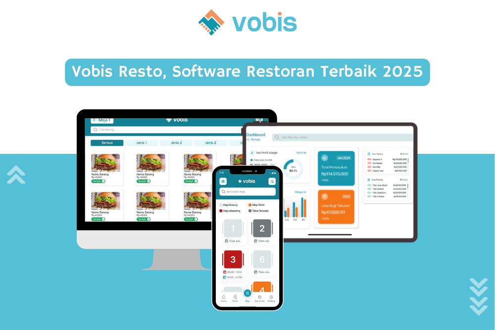 Vobis Resto, Software Restoran Terbaik 2025 - Vobis